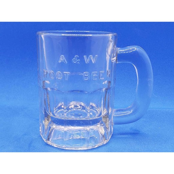 A&W | Kitchen | Vintage Clear Mini Aw Root Beer Mug | Poshmark